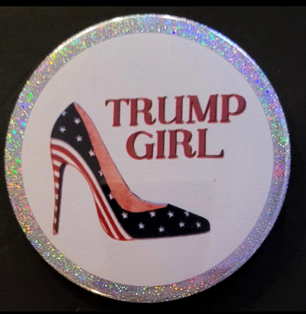 6” TRUMP GIRL Pin/Button – Trump Girl Shop