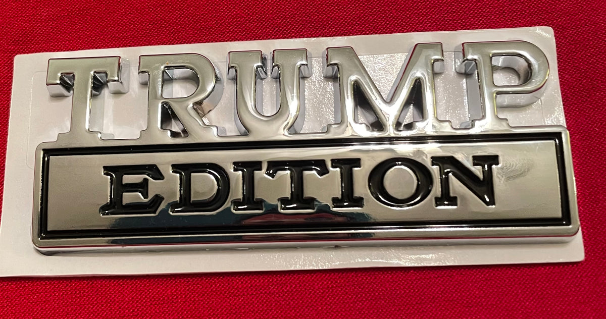 Metal Vehicle Badge/ Emblem/Magnet - Gold – Trump Girl Shop